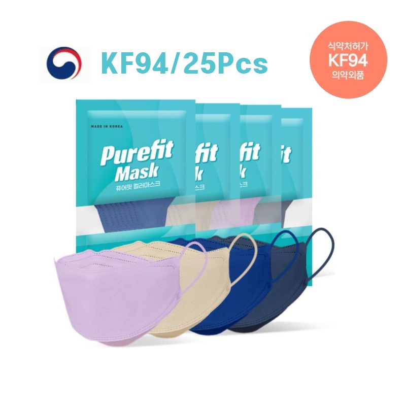 KF94 PureFit 3D/6 Color Triple Filter/Made in Korea /25pcs | Shopee ...