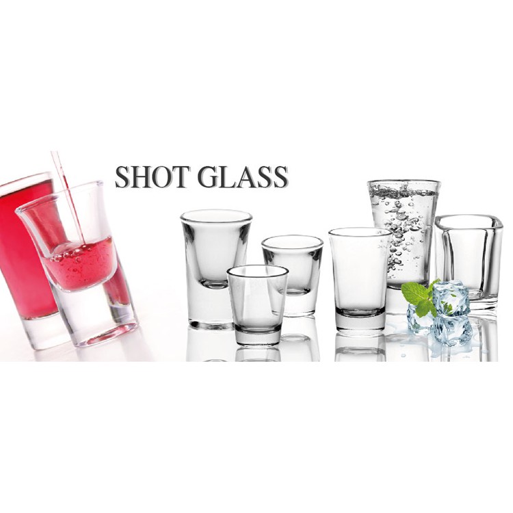 Lucky Glass Thailand Classic Shot Glass Set - Box of 12 | Shopee Singapore
