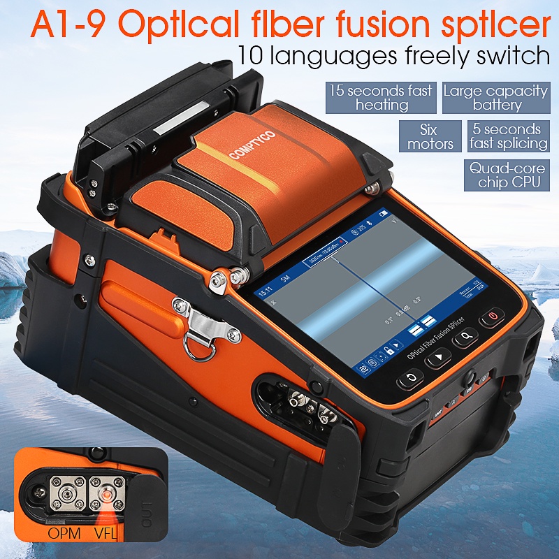 COMPTYCO AI-9 Trunk Optical Fiber Fusion Splicer/Fiber Fusion Machine ...
