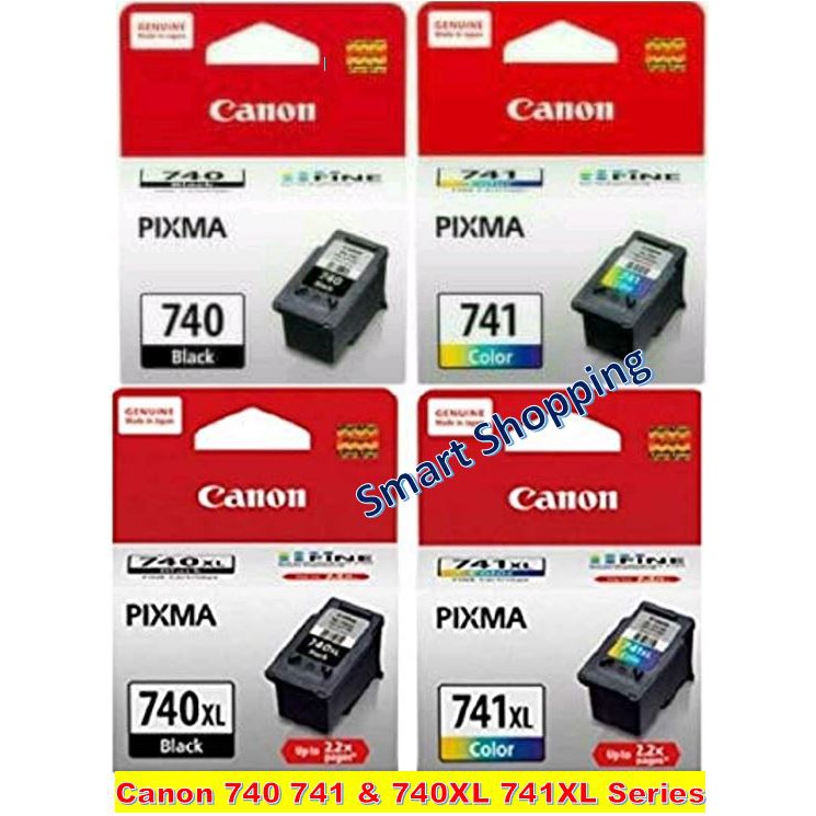 Canon 740 741 740XL 741XL PG-740 CL-741 Ink Cartridge Pixma Printers ...