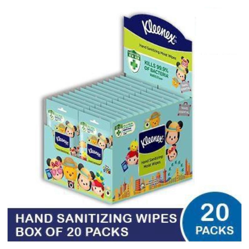 Kleenex Disney Hand Sanitizing Wipes 10sx20 | Shopee Singapore
