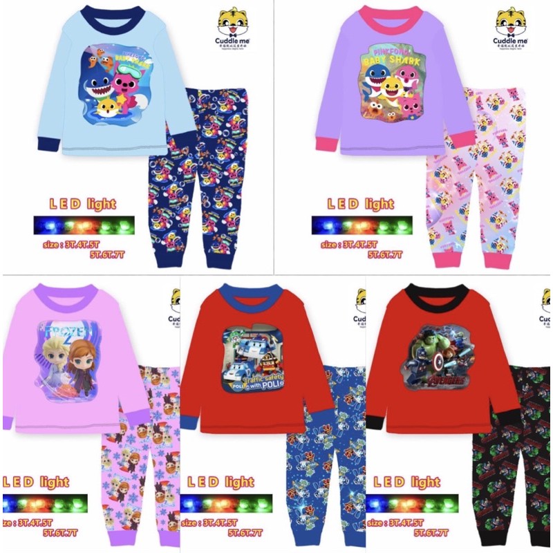 Local Seller Cuddleme 3 year old to 7 year old Kids pyjamas set / Kids ...