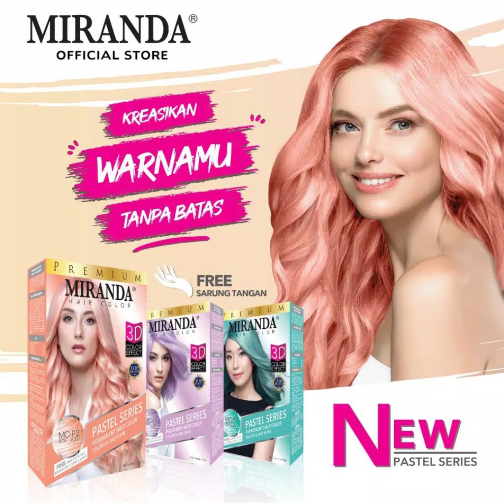 Miranda Pastel Series Hair Paint | Miranda Hair Color Pastel Series ...