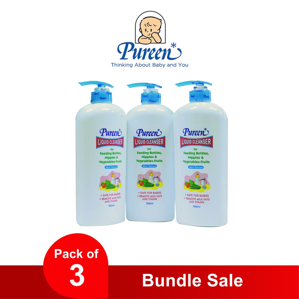 Pureen Liquid Cleanser 750ml X 3 Bottles Bundle Sale | Shopee Singapore