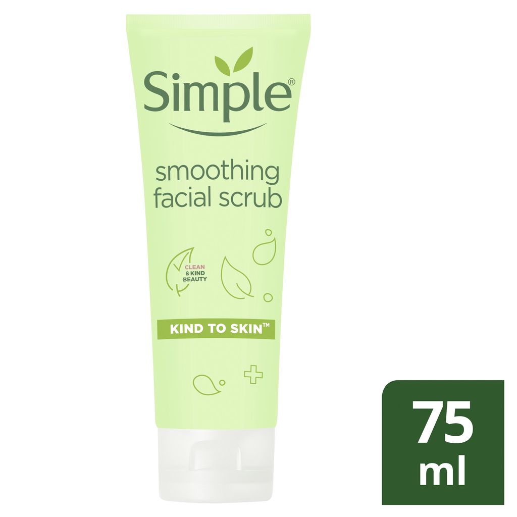 Simple Kind to Skin Smoothing Facial Scrub 75ML | Shopee Singapore