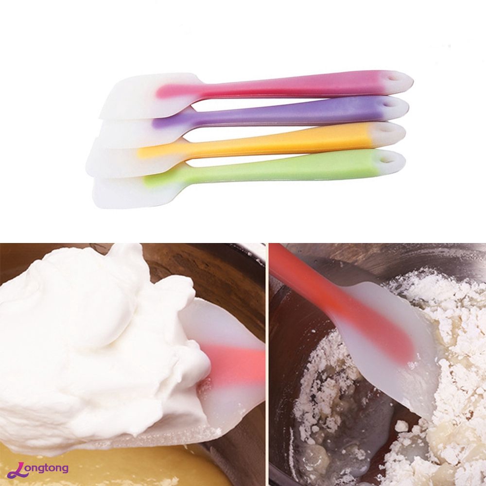 Silicone Cake Scraper for Cream Butter Spatula Stirrer Mixing Kitchen ...