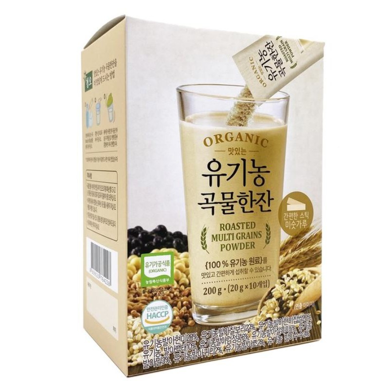 CheongO 100% Organic Multi Grains Powder 200g (20gX10p) | Shopee Singapore