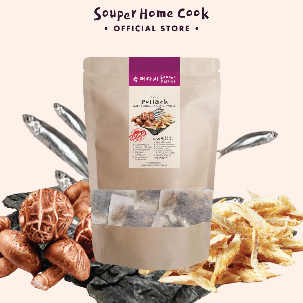 [SHC] Pollack Dashi Packs / Korean Soup Stock Base / Dashi Powder ...