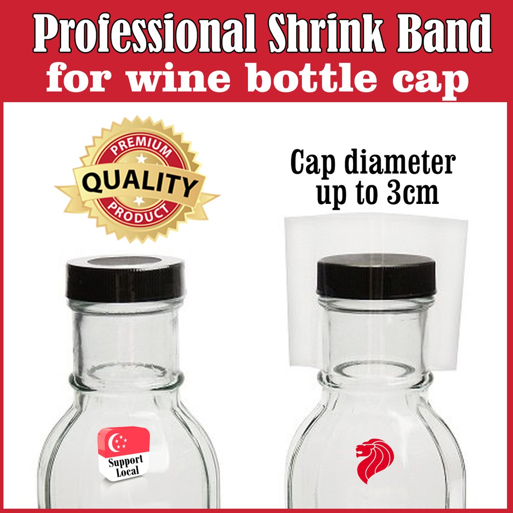 SG Heat Shrink Bands | for Cap diameter up to 3cm | securely wrap ...