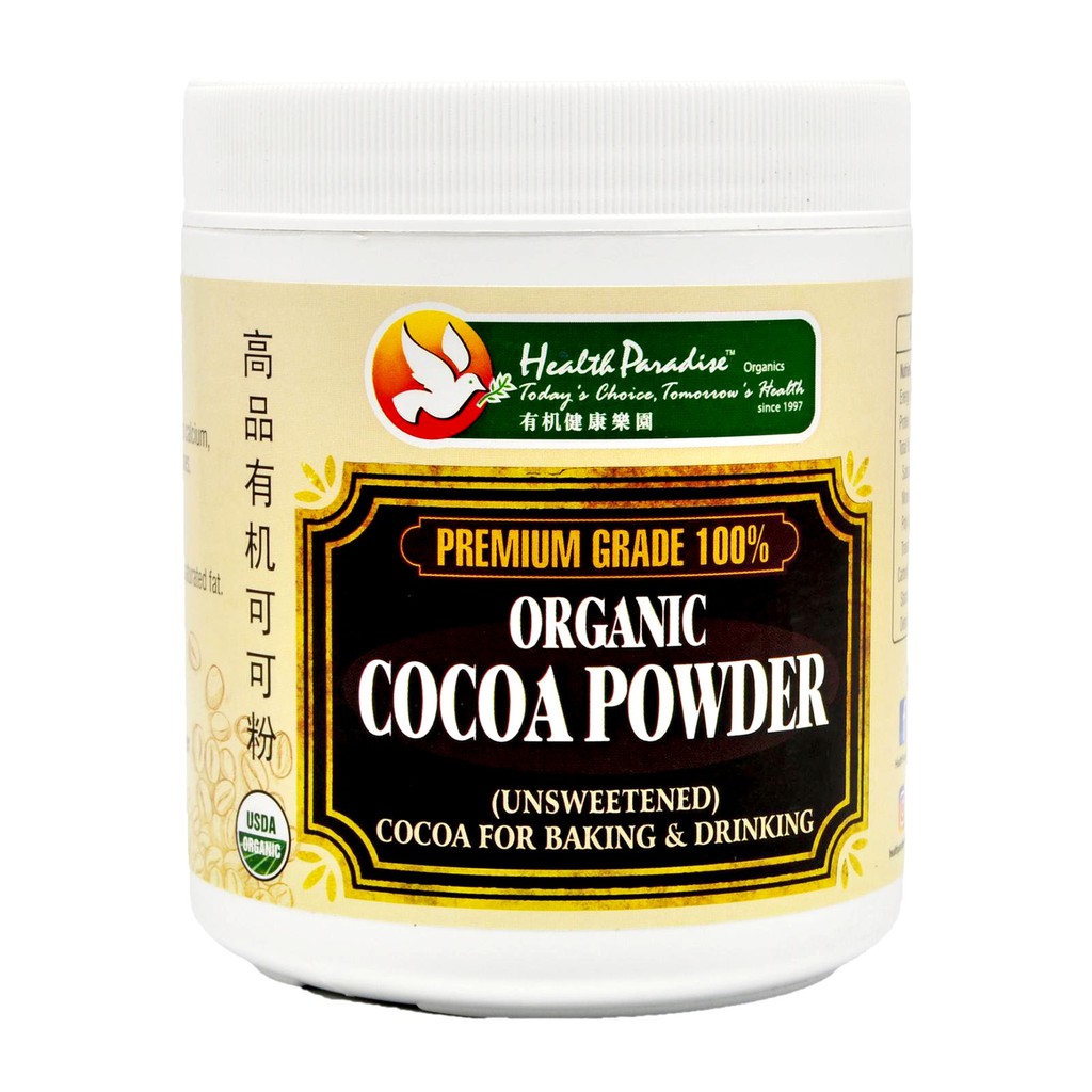 Health Paradise Organic Pure Cocoa Powder 250g | Shopee Singapore
