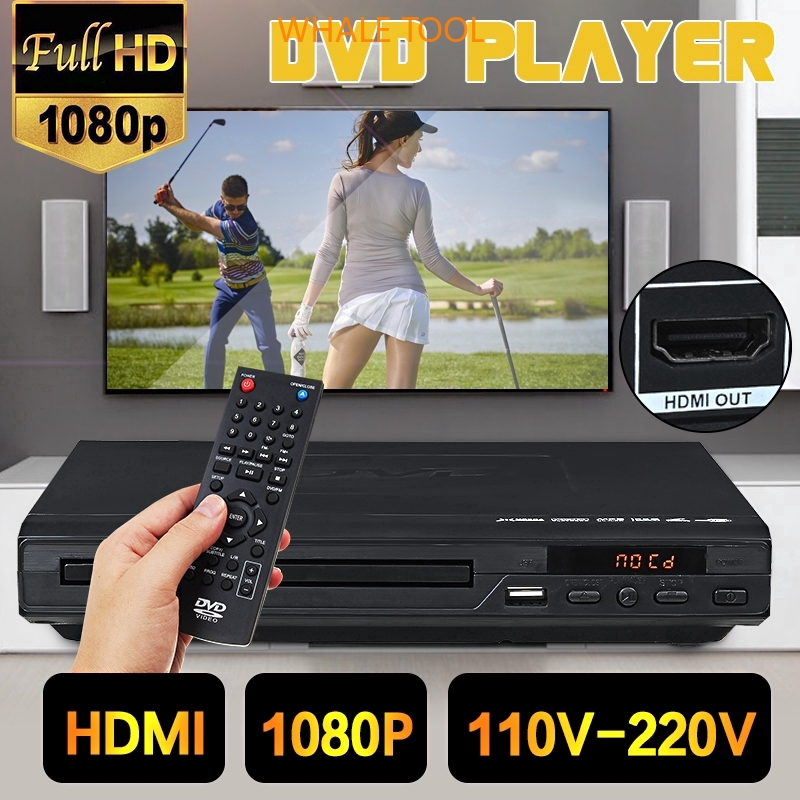 Portable DVD player DVD player HD home vcd disc player | Shopee Singapore