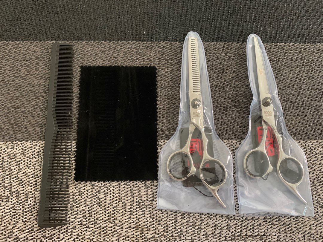 6 inches 440C hair KASHO scissors Japanese hairdressing barber shears Thinning | Shopee Singapore