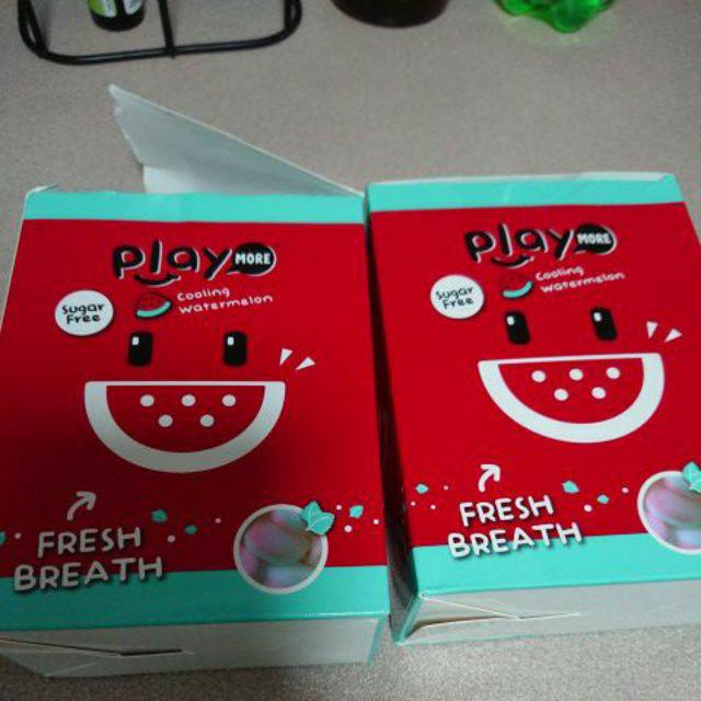 Playmore Cooling Watermelon Candy 12x18g (Official Store) | Shopee ...