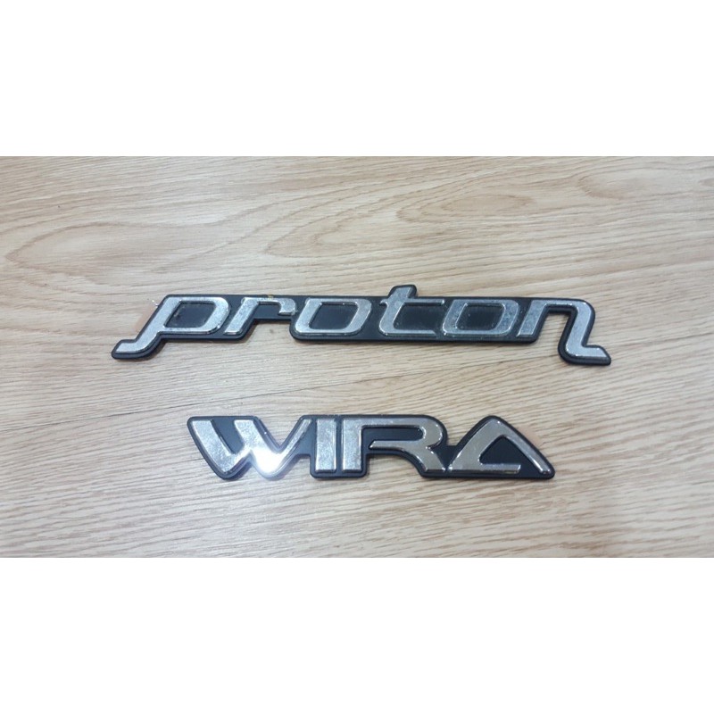 Car Emblem Proton Saga sticker logo replacement chrome bumper ...