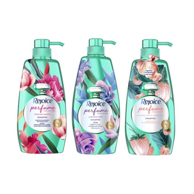 Rejoice Shampoo Perfume Smooth/Luminous Rose/White Strawberry - 600ml ...
