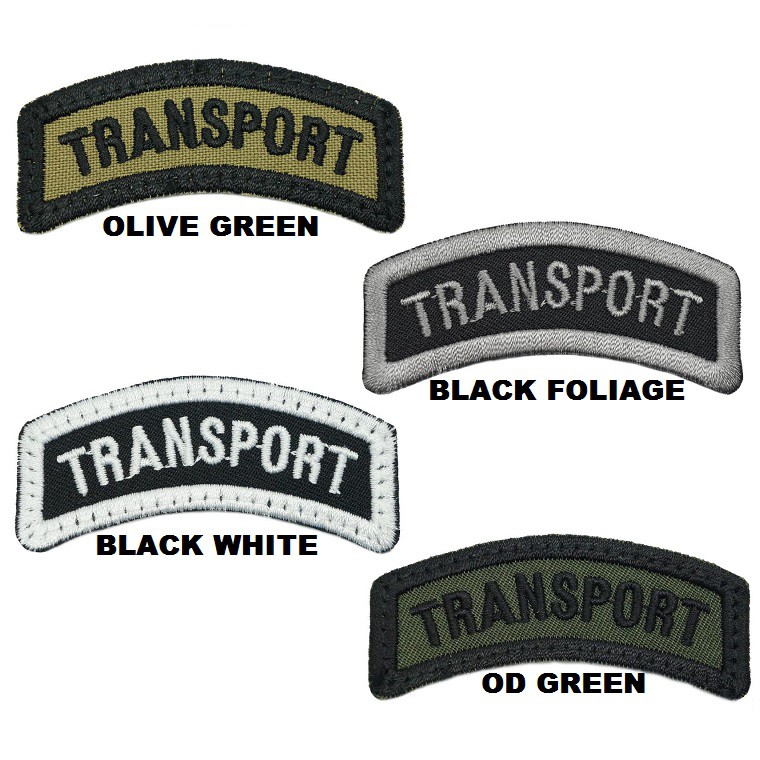 TRANSPORT TAB - BLACK FOLIAGE, BLACK WHITE, OD GREEN, OLIVE GREEN ...