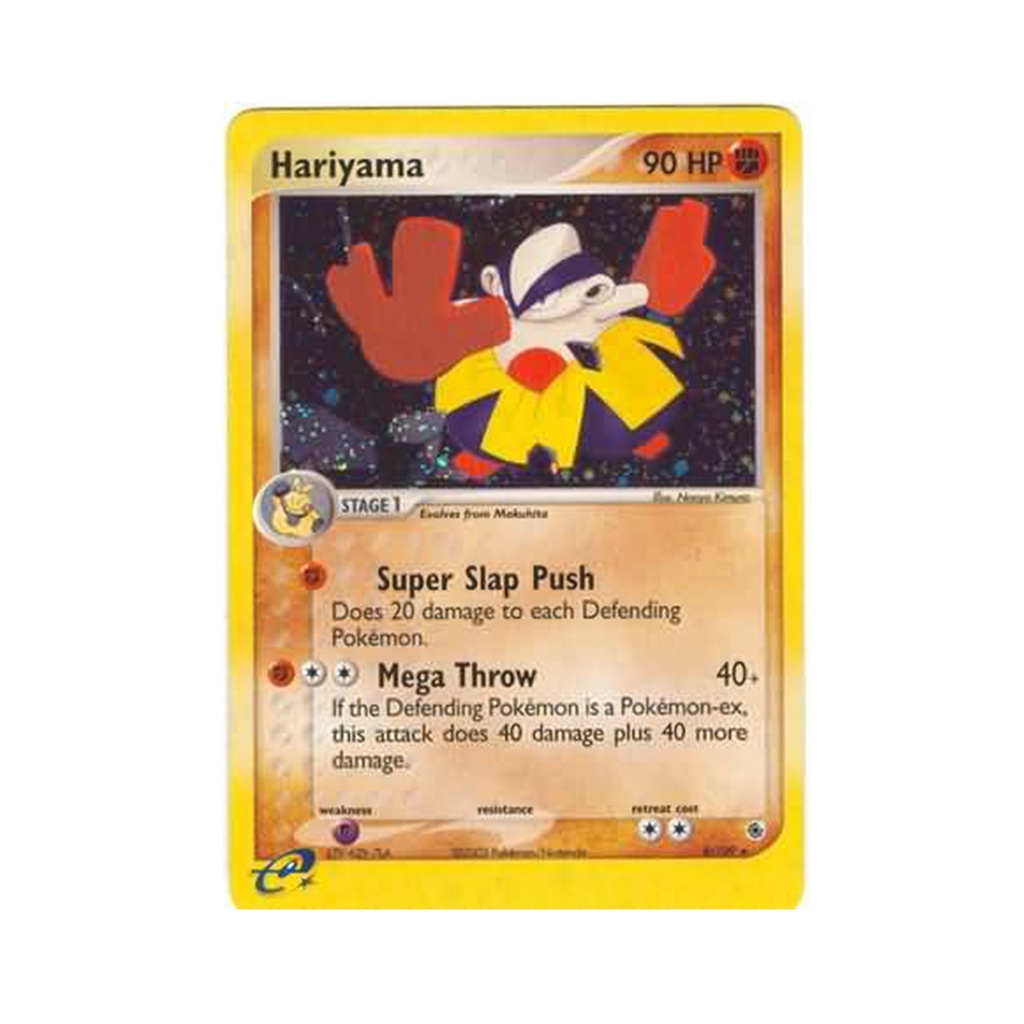 Pokemon - Hariyama Holo Rare (8/109) Card (Ex Ruby & Sapphire) | Shopee Singapore