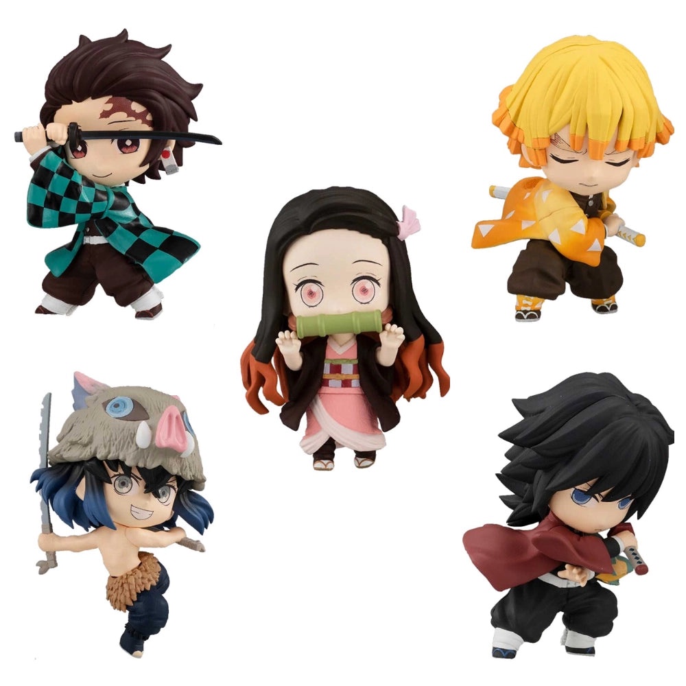 Demon Slayer: Kimetsu no Yaiba Chibi Masters Set of 5 Figures | Shopee ...