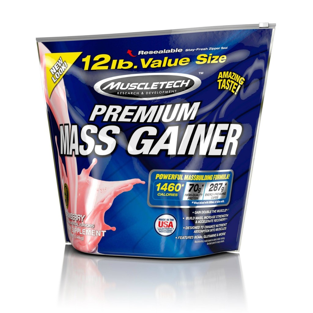 MuscleTech 100% Premium Mass Gainer 12lb | Shopee Singapore