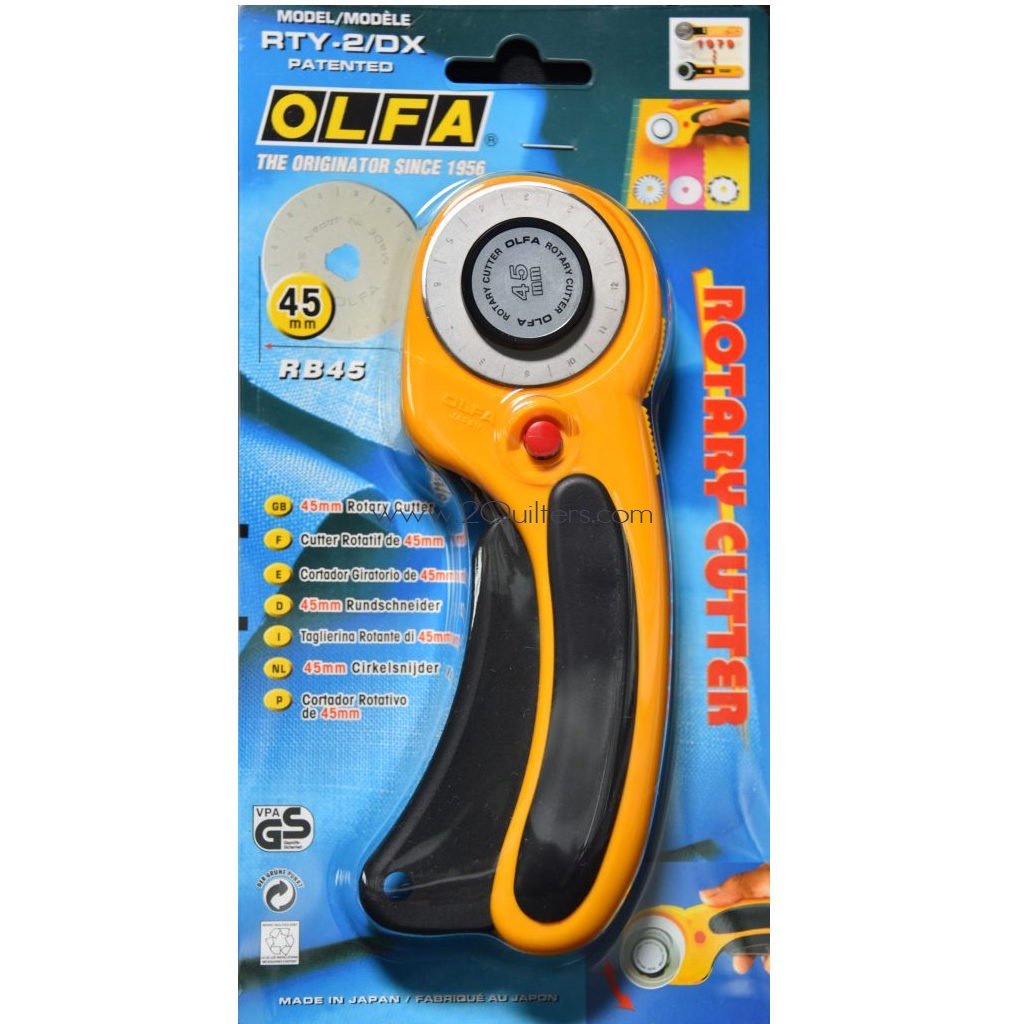 OLFA 45MM Deluxe Rotary Cutter (RTY-2/DX) | Shopee Singapore