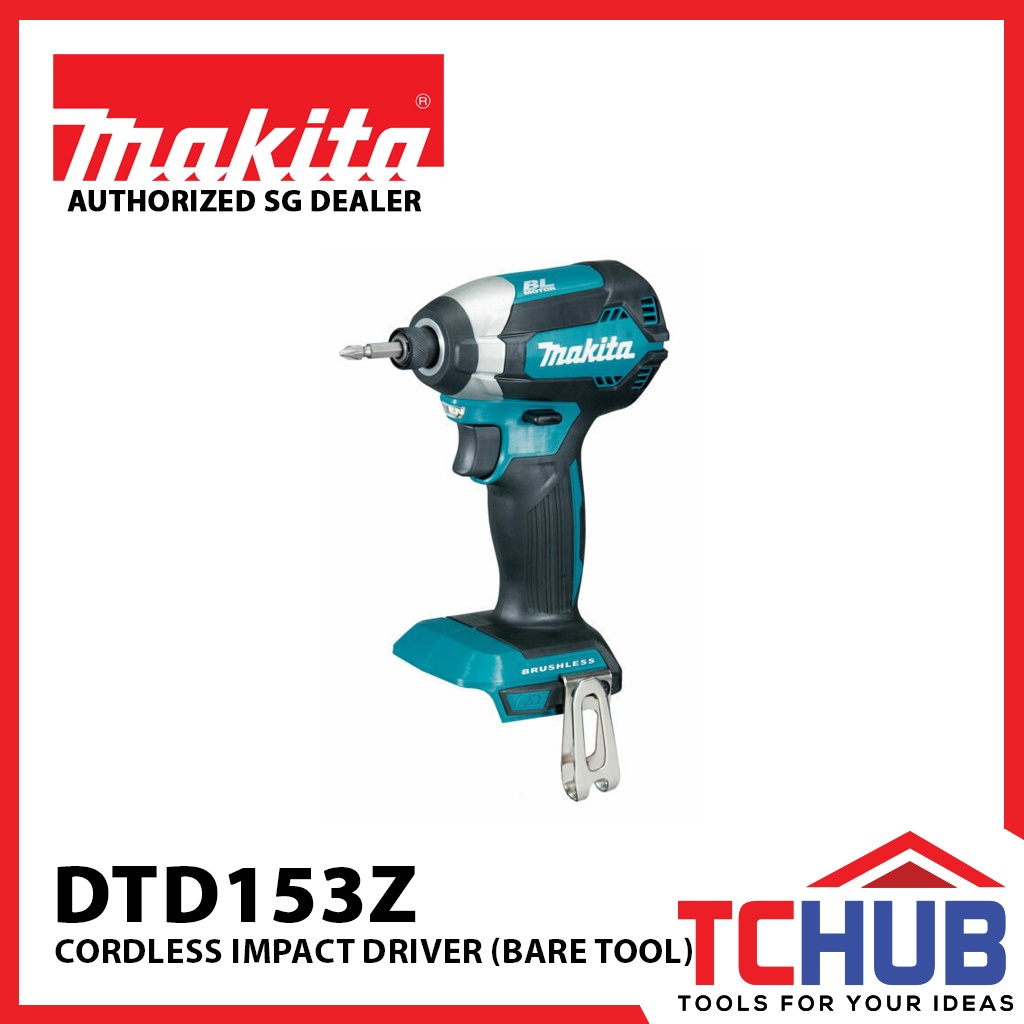 [Makita] DTD153Z 18V Cordless Impact Driver (Bare Tool) | Shopee Singapore