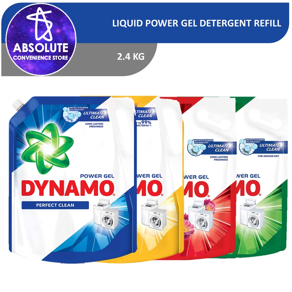 Dynamo Liquid Power Gel Detergent Refill 2.4kg | Shopee Singapore