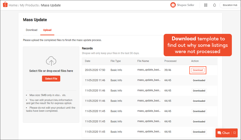 Revise Mass Update listings | MY Seller Education [Shopee]