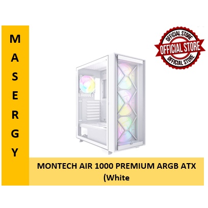 MONTECH AIR 1000 PREMIUM ARGB ATX (White) | Shopee Singapore