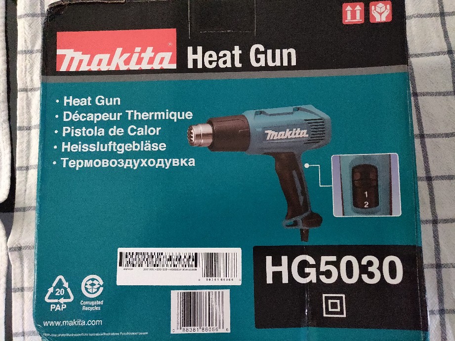 Makita HG5030, 2-Temperature Settings Heat Gun 1600w | Shopee Singapore