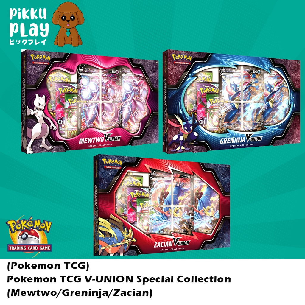 Pokemon TCG V-UNION Special Collection (Mewtwo / Greninja / Zacian ...