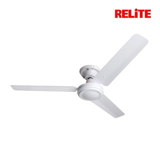 RELITE Petite Matt Black / White Ceiling Fan (Suitable for Low Ceiling ...