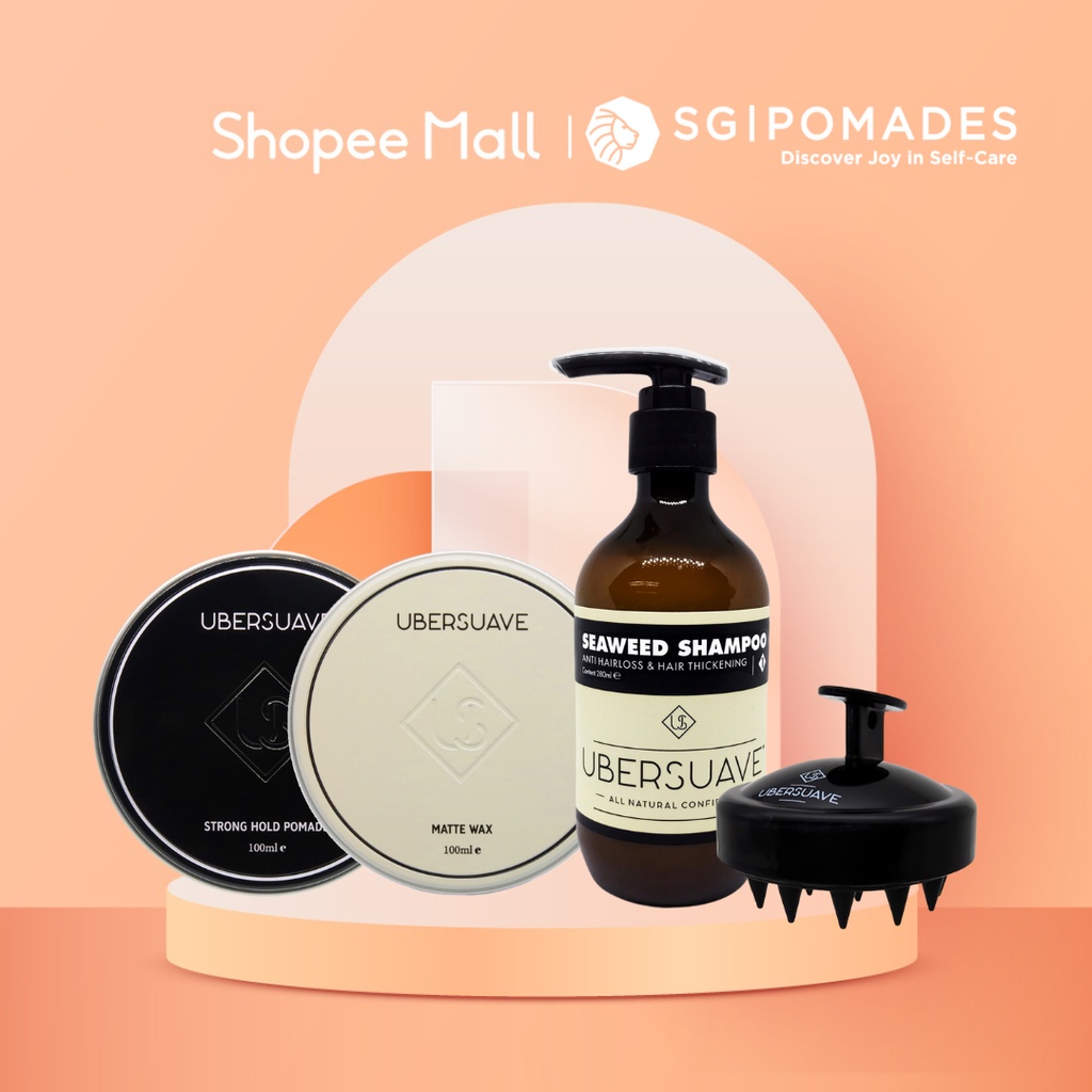 SGPOMADES X Shopee Brand Box - Ubersuave Hair Styling Matte Wax ...