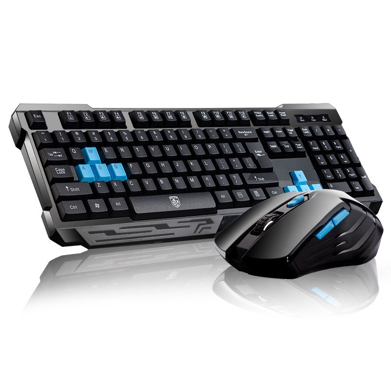2.4G Wireless Keyboard Mouse Set Ergonomic Mouse Multimedia Keyboard Mouse Combo Set For ...