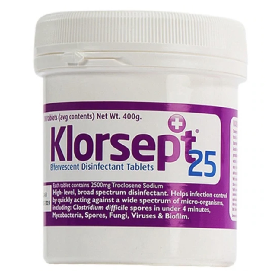 [HOSPITAL GRADE] Klorsept 25 - Troclosene Sodium Effervescent ...