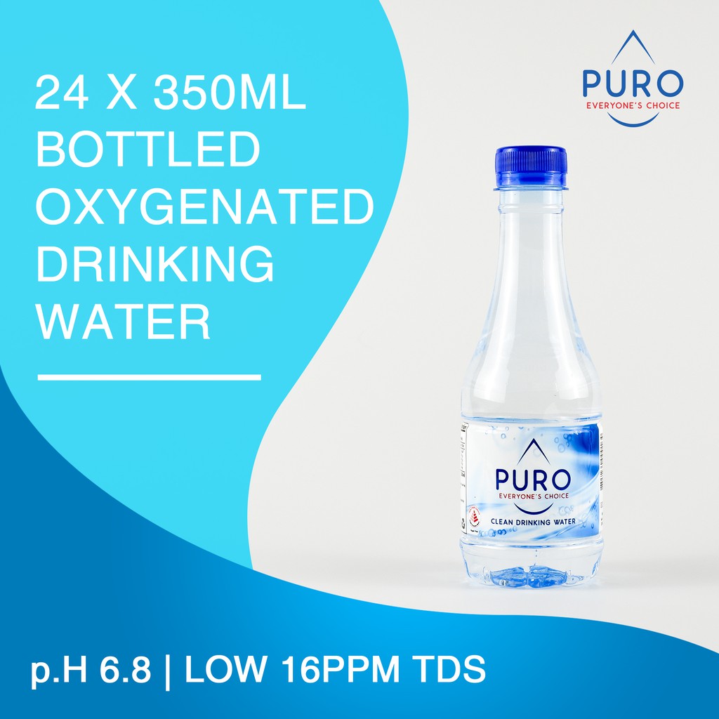 Puro Water - Premium Drinking Water (24 x 350ml) - Carton | Shopee ...