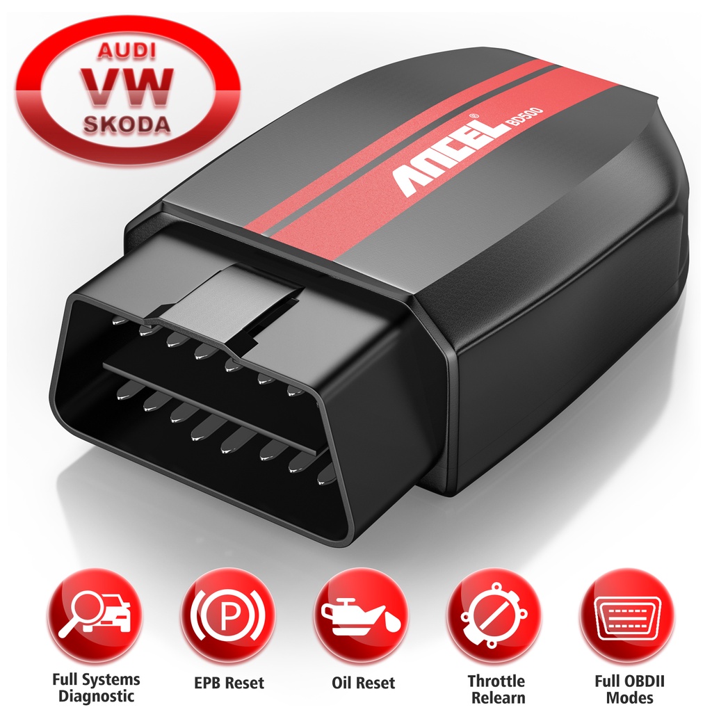 All System Bluetooth 5.0 OBD2 Scanner for VW Audi Seat Skoda Car Code ...