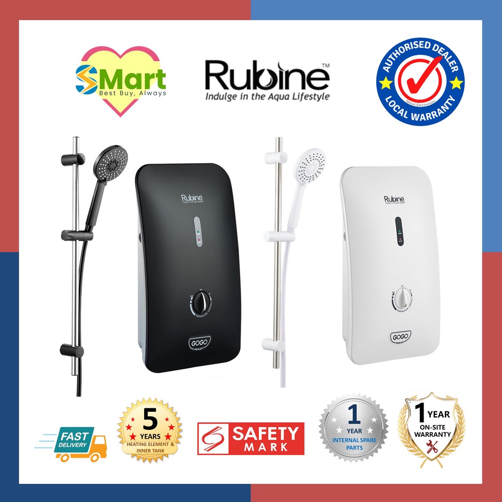 Rubine Instant Water Heater GOGO Series [RWH-933] | Shopee Singapore