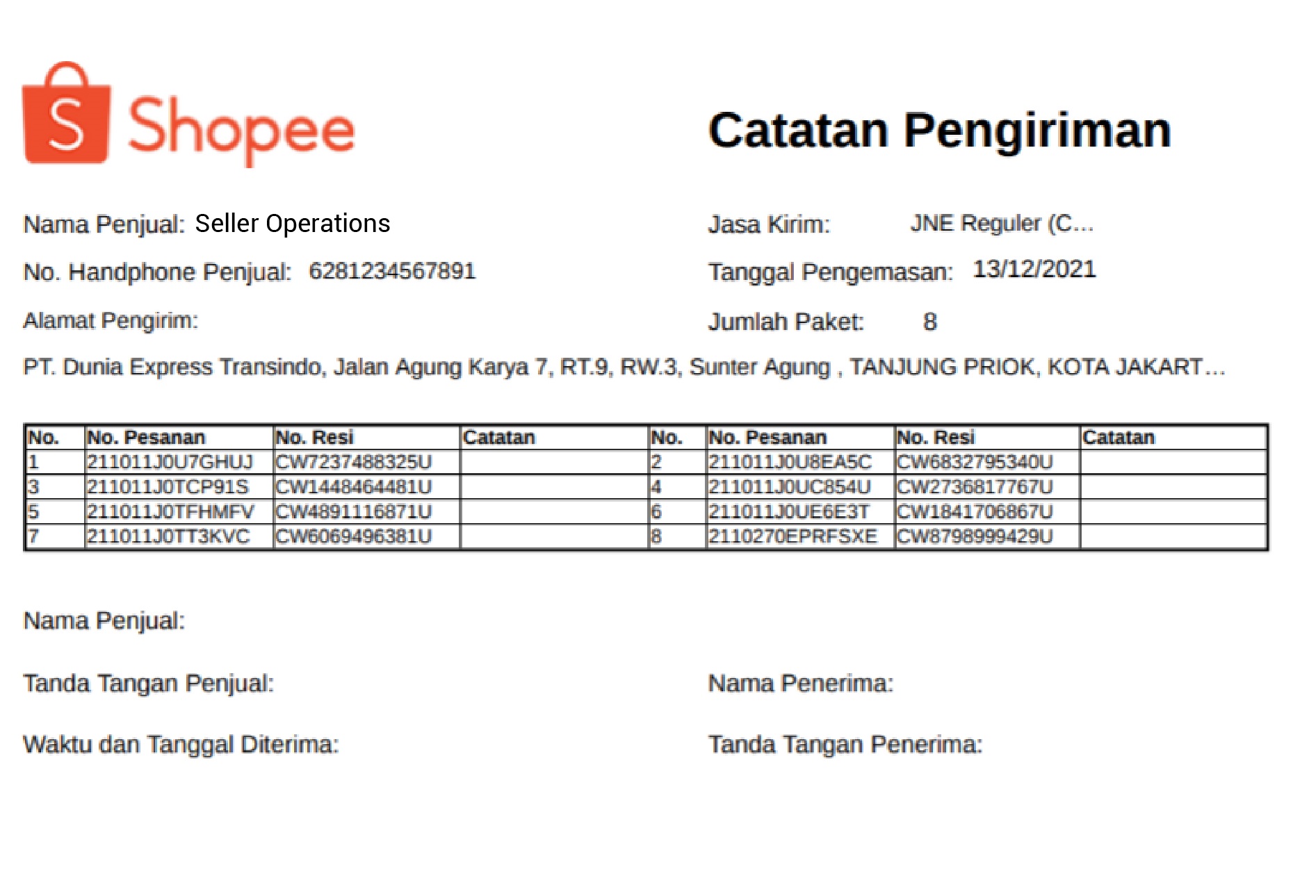 Jenis & Download Dokumen Pengiriman Massal | Pusat Edukasi Penjual ...