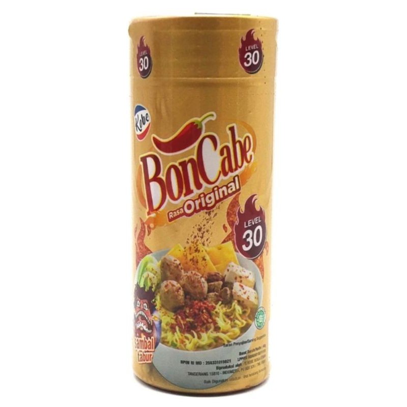 Bon Cabe KOBE Indonesian Halal Spicy Hot Chilli Powder Level 30 (40g ...