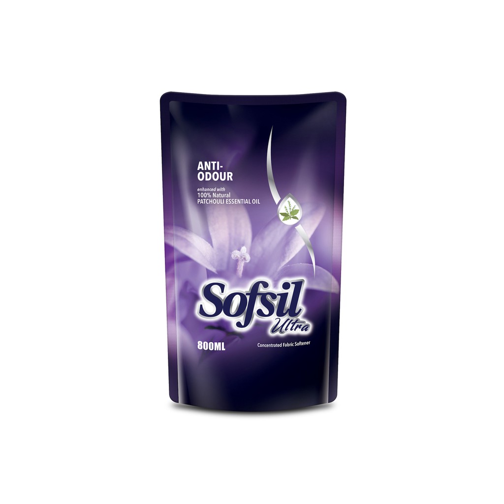 Sofsil Ultra Concentrated Fabric Softener, Anti-Odour, 800ml | Shopee ...
