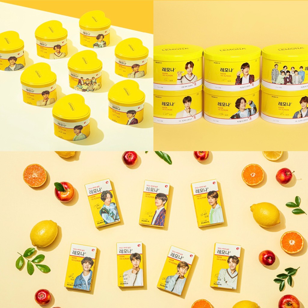 LEMONA X BTS Edition Package / BTS Official Authentic Vitamin C Powder ...