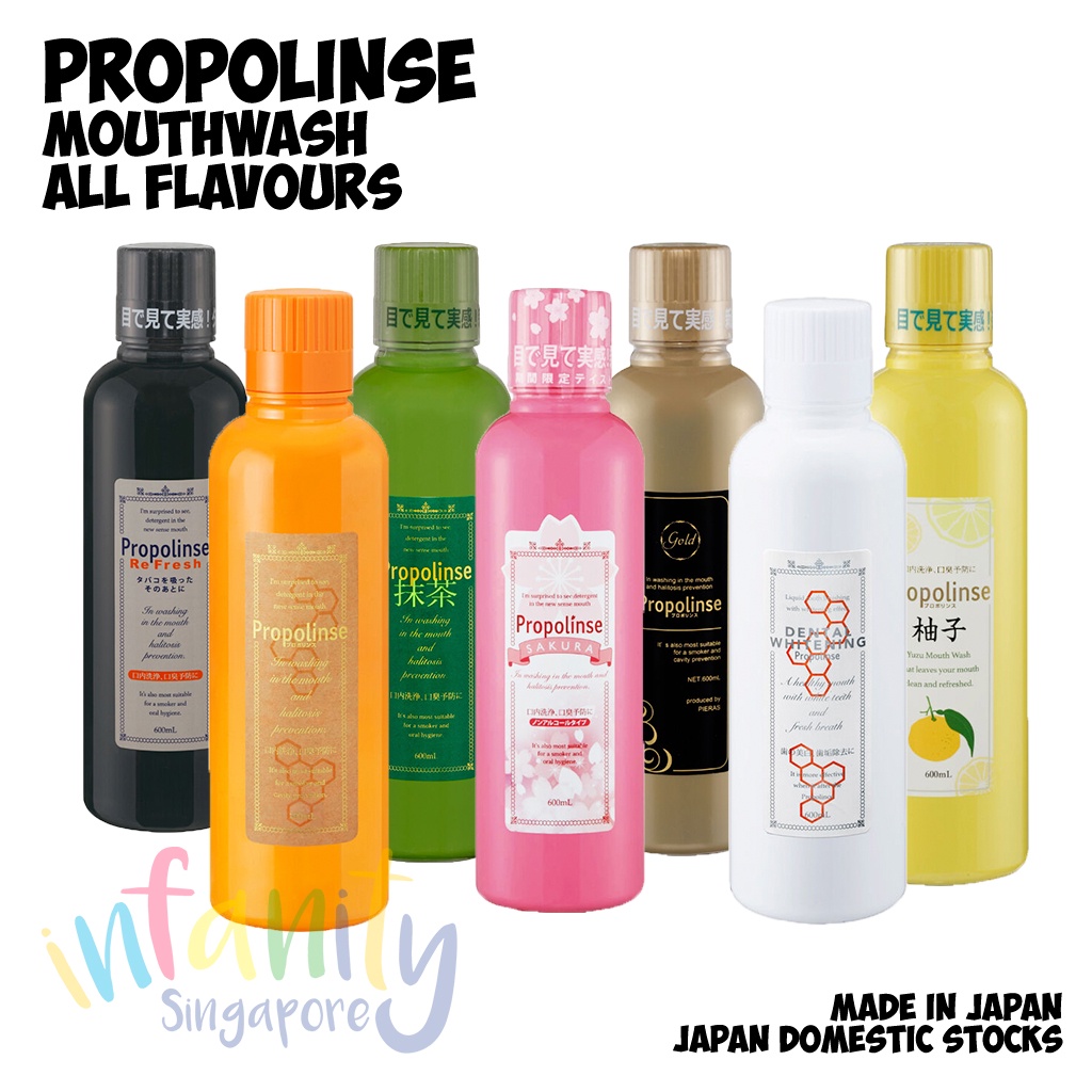 Propolinse Mouthwash 600ml / All Flavours | Shopee Singapore