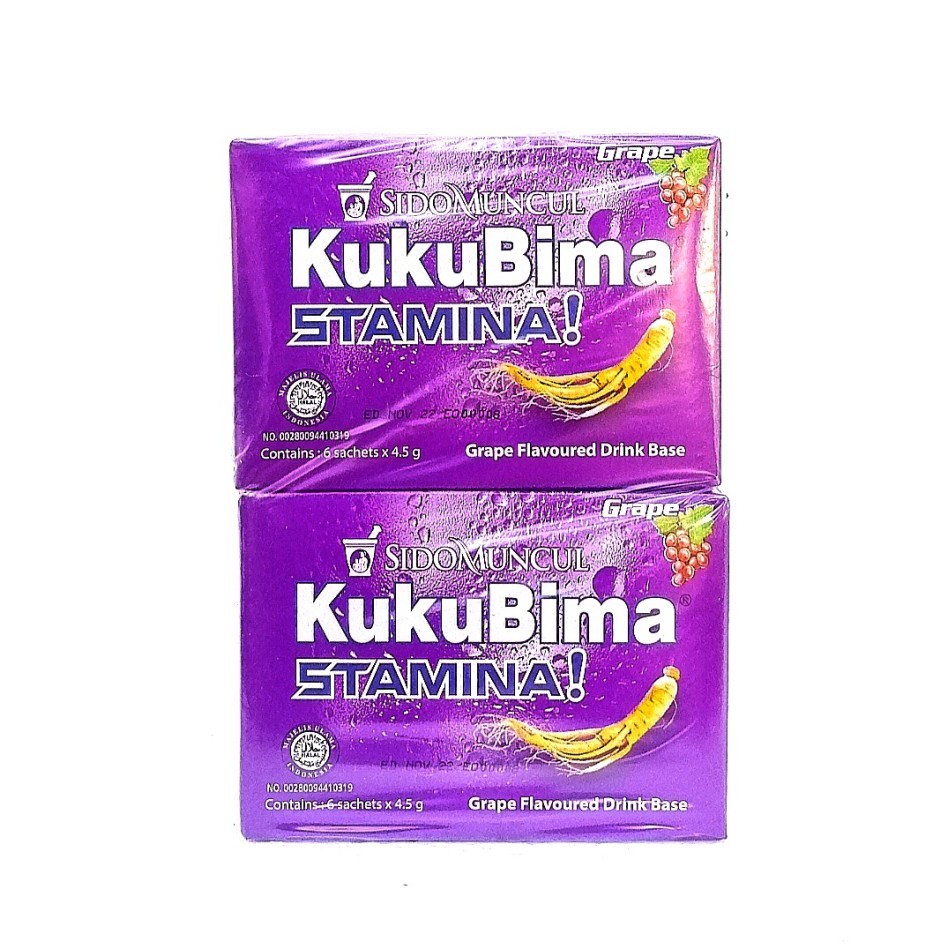 KUKUBIMA Energy / Stamina Instant Drink Grape (10boxes x 6 sachets x 4 ...