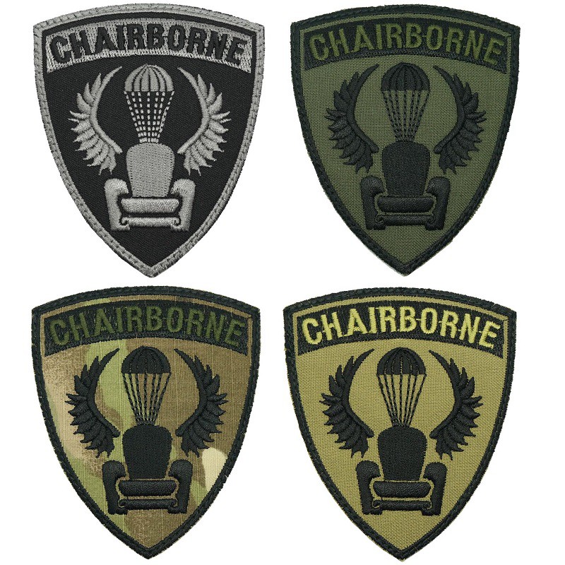 CHAIRBORNE WING PATCH - BLACK FOLIAGE, MULTICAM, OD GREEN, OLIVE GREEN ...