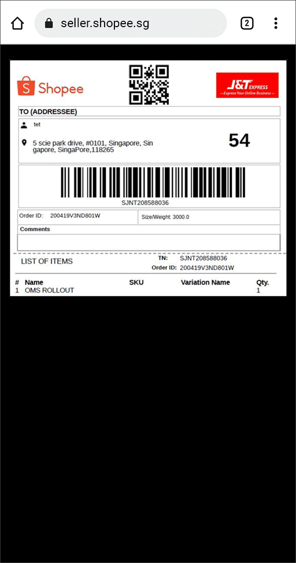 Labelling the air waybill | SG Seller Education [Shopee]