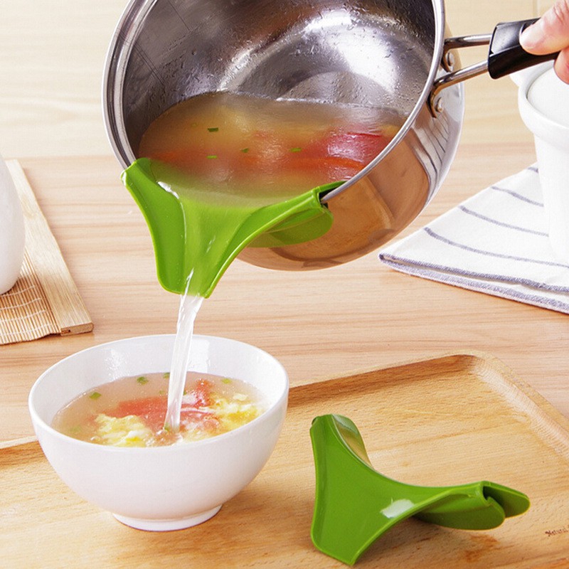 YTMH-Anti-spill Silicone Pour Spout For Kitchen Cooking Spill Soup ...
