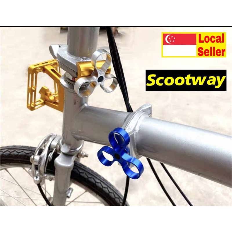 Litepro Light Weight Frame Lock Hinge Flower Lever for Brompton/Pikes ...