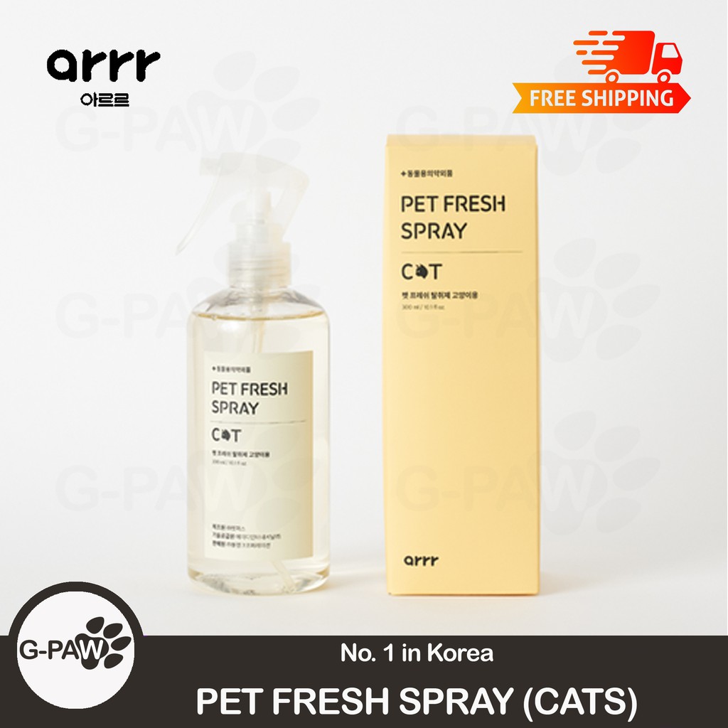 Korea No. 1] Arrr Pet Fresh Spray (Cat) Deodourising cat spray with ...