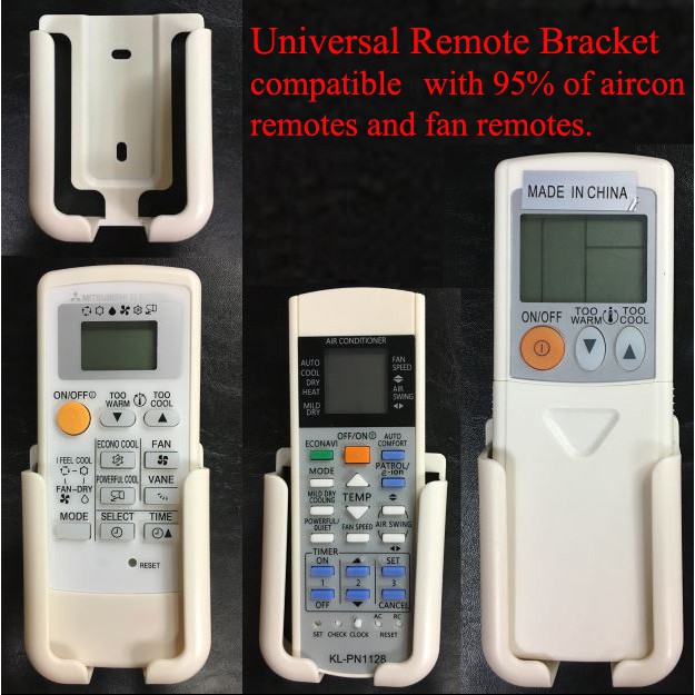 Universal aircon remote wall mount bracket/holders | Shopee Singapore