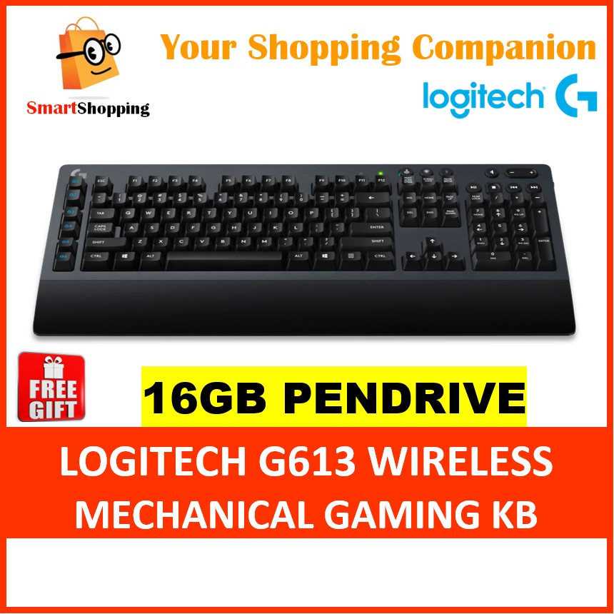 Logitech G613 Lightspeed Wireless Mechanical Gaming Keyboard G 613 920 ...